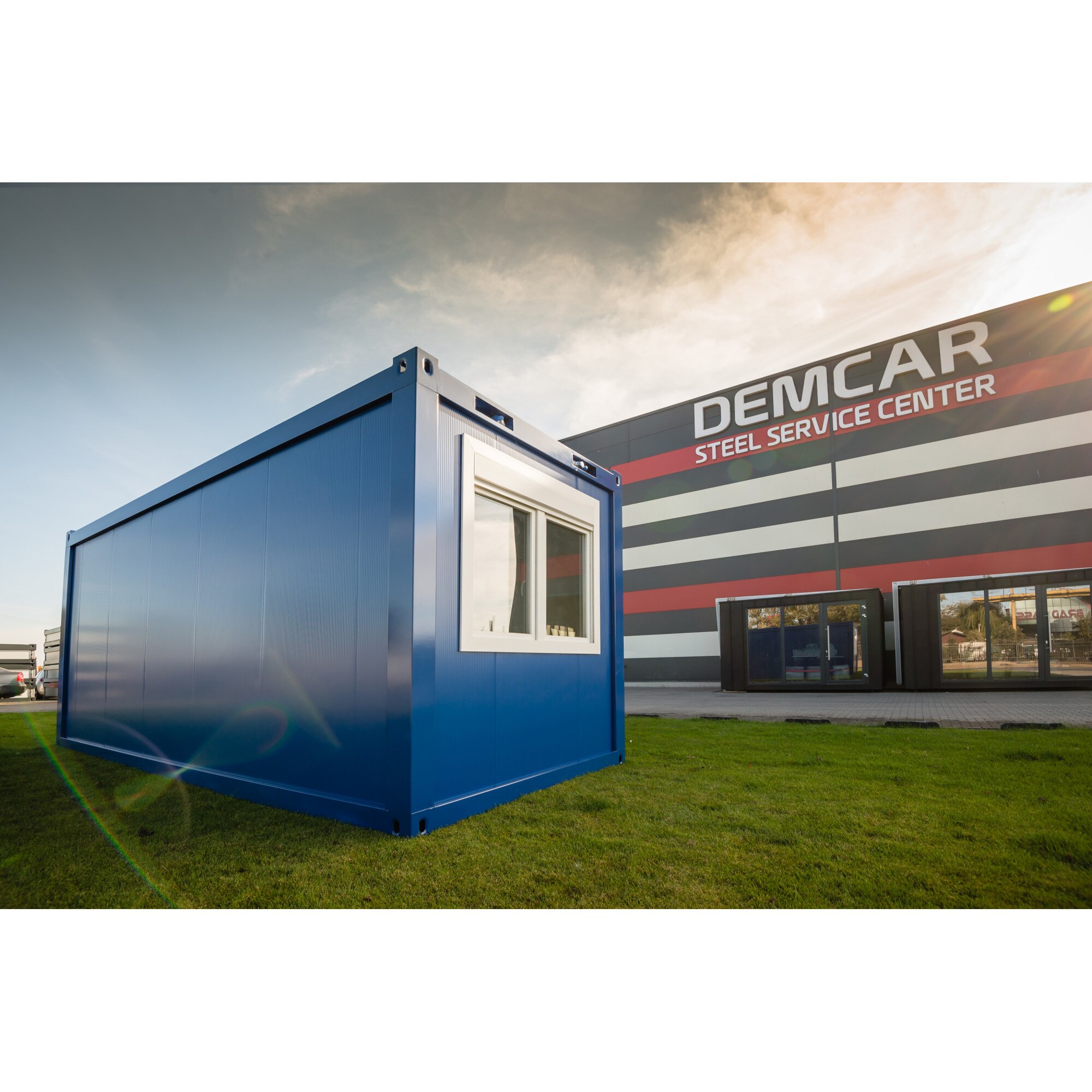 Container Modular, RAL 5010, 6058 x 2348 x 2820 mm - eMAG.ro