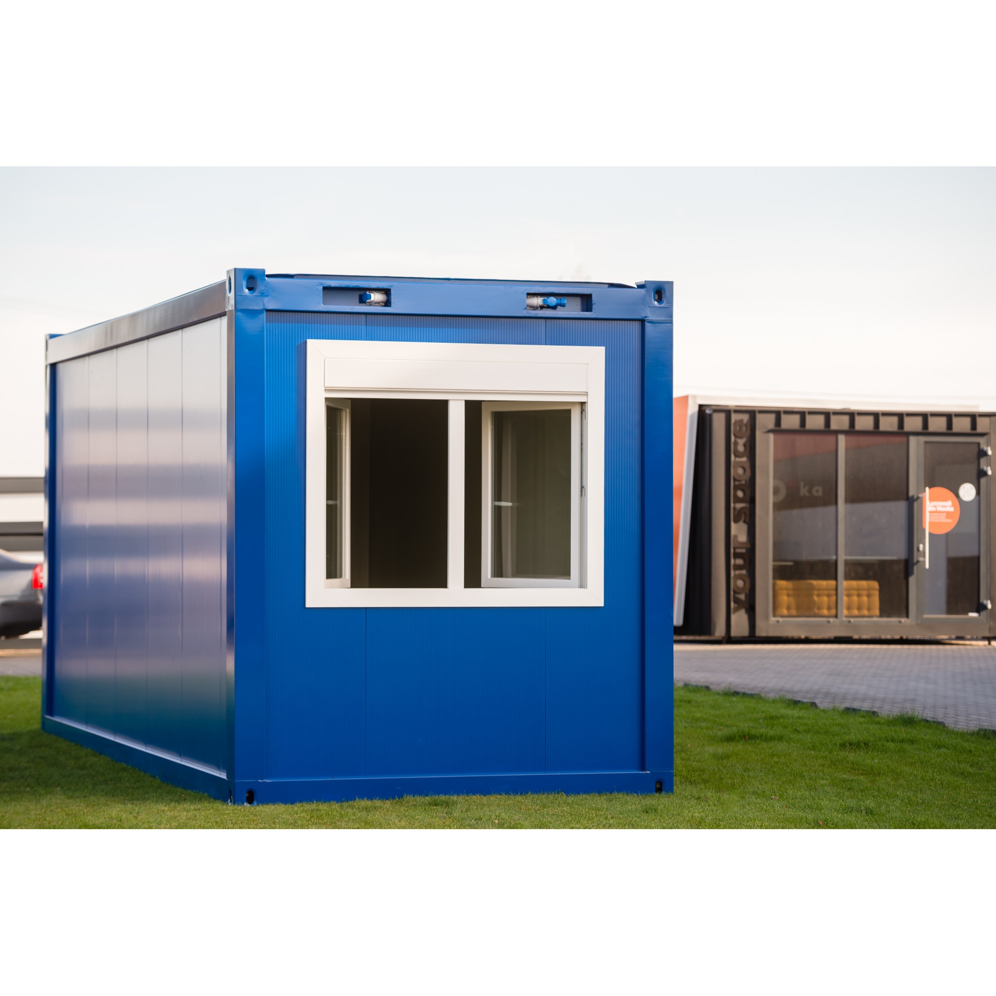 Container Modular, RAL 5010, 6058 x 2348 x 2820 mm - eMAG.ro