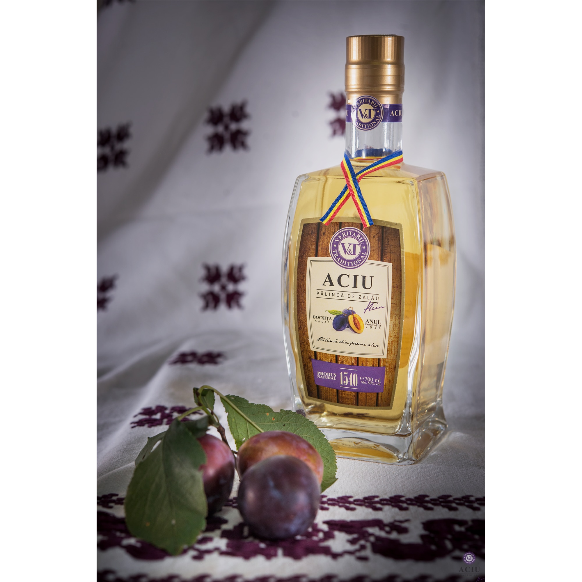 Palinca de Zalau Aciu – Prune 50% 0.7l - eMAG.ro