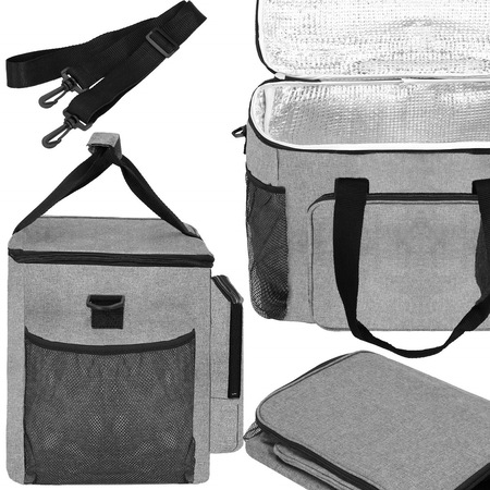 Geanta termica, 28L, Gri - eMAG.ro