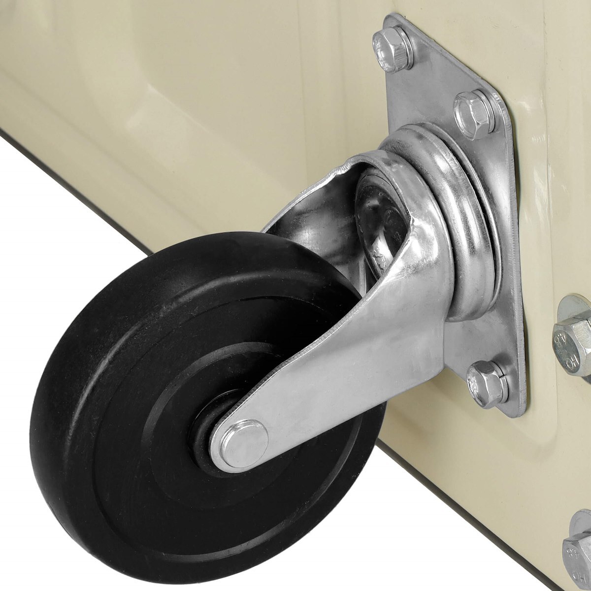 Carucior de depozitare cu platforma de marfa, Metal/Plastic, 150 kg ...