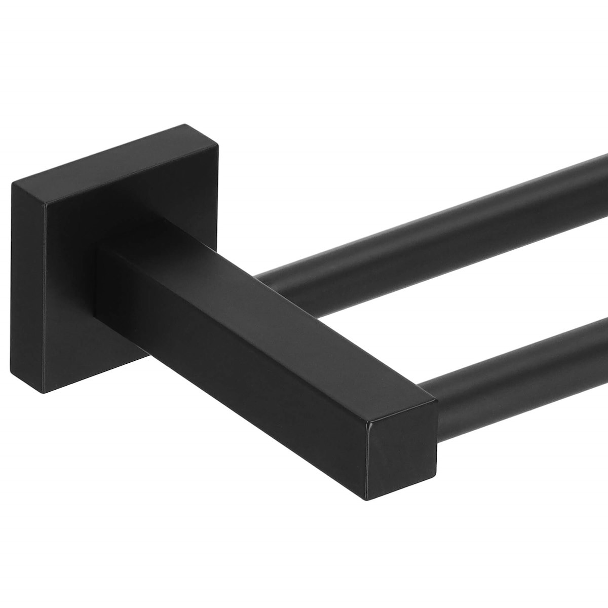 Suport pentru prosoape baie, Aluminiu, Negru, 50cm - eMAG.ro