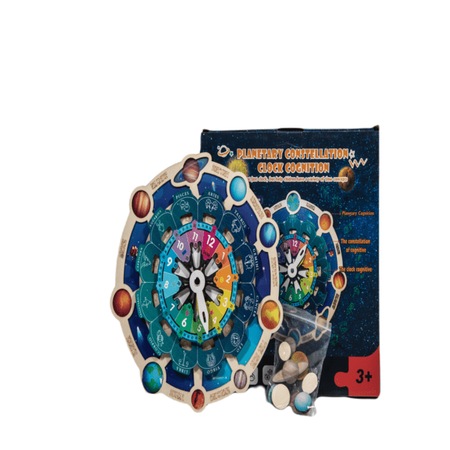 Ceas din lemn cu sistemul solar - eMAG.ro