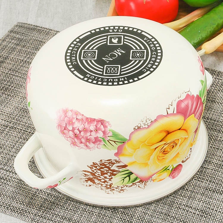 Set 5 oale emailate, 1.8l/3.3l/4l/5.3/6.4, Trandafiri - eMAG.ro