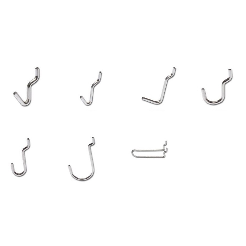 Set 40 carlige metalice pentru panou perforat de scule - eMAG.ro