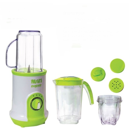 Mixer Vertical Nutri Express 220W, 2 Viteze, Alb/Verde - eMAG.ro