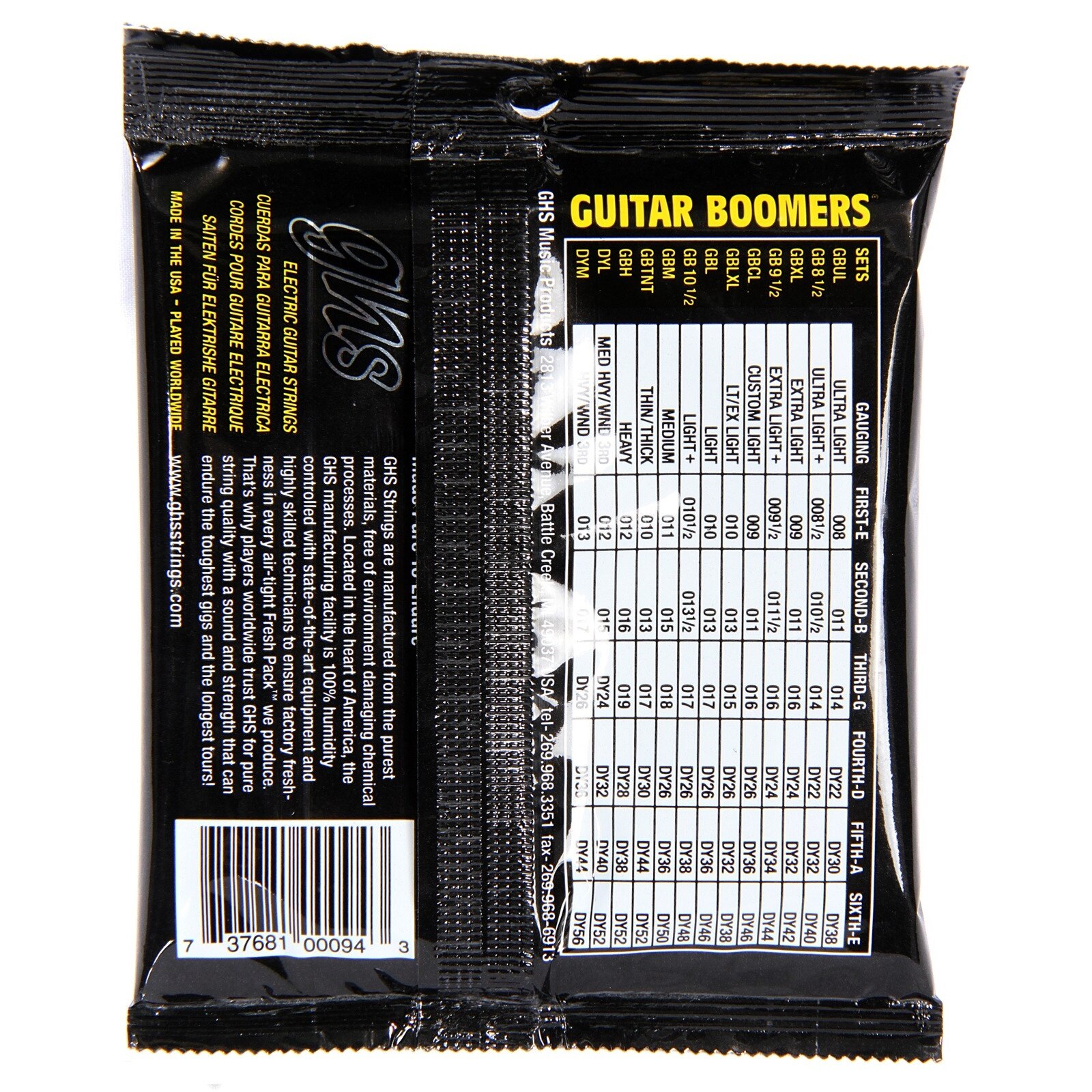 Set Corzi Chitara Electrica - GHS GBL - eMAG.ro