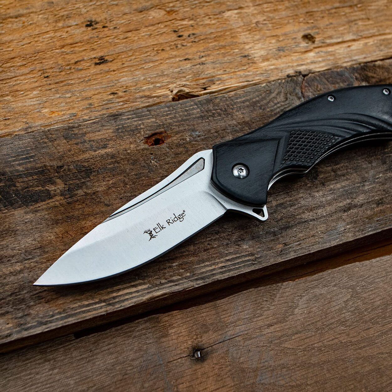 Cutit de Vanatoare, Lama Fixa, Inox, ER-A960BK - eMAG.ro