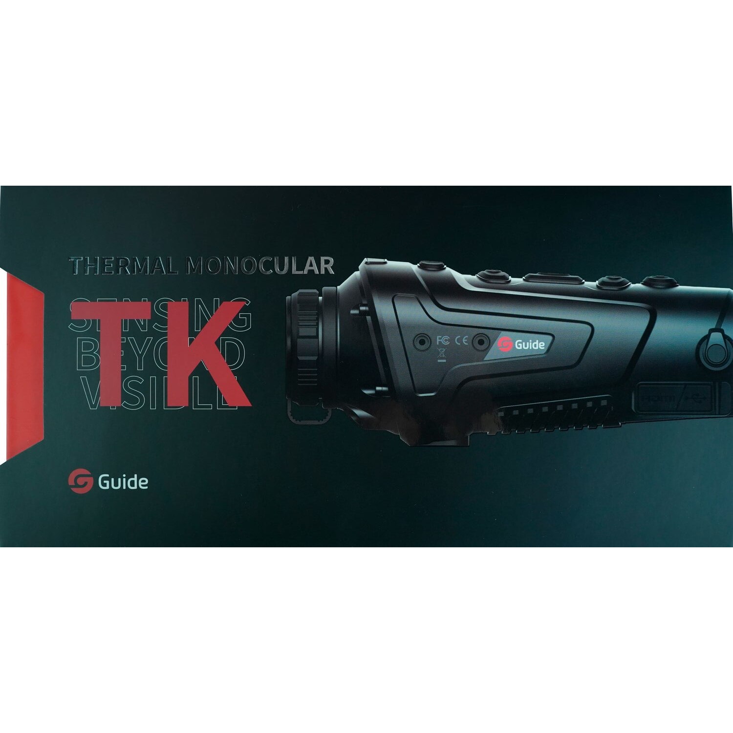 Camera monoculara cu termoviziune TK421 Guide, foto/video, detectare tinta 700 m, zoom 8x ...