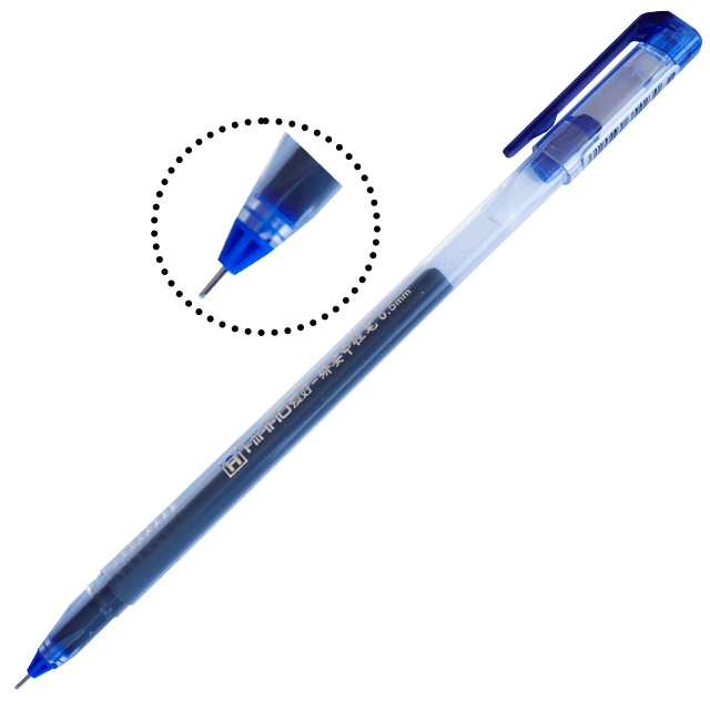 Pix cu gel albastru 0.5 mm Aihao AH-47930 - eMAG.ro