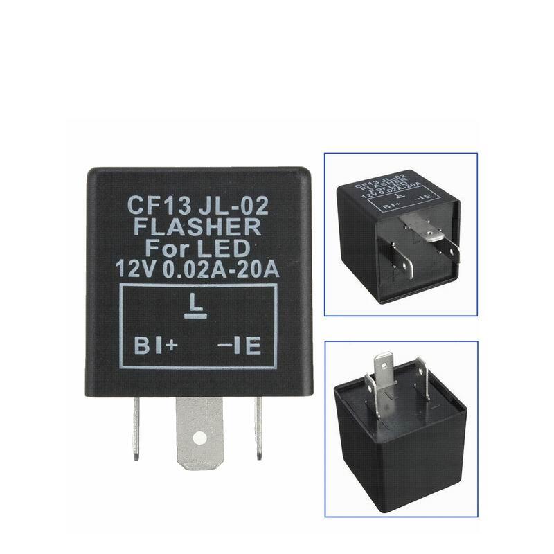 Releu semnalizare LED, 3 pini, stanga, CF13, 12V, 240 W, auto-moto, TT ...