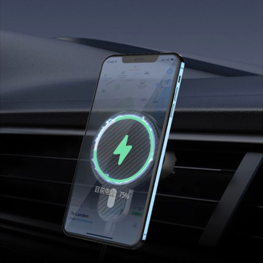 Suport auto tip MagSafe, Auto MagHolder, Fast Charge 15W, Magnetic ...
