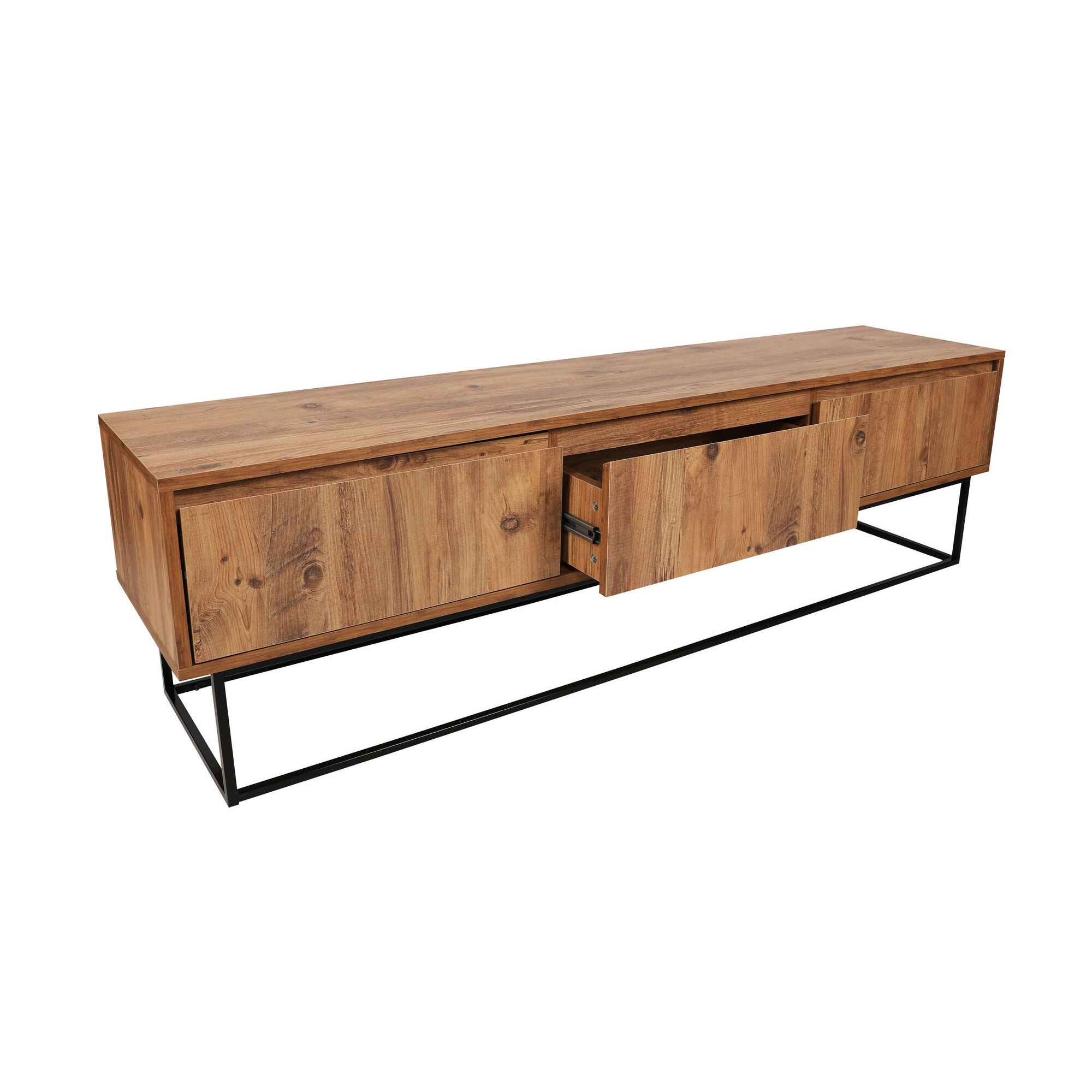 Comoda TV, Lupin, Nuc-Negru, 180 x 50 x 40 cm - eMAG.ro