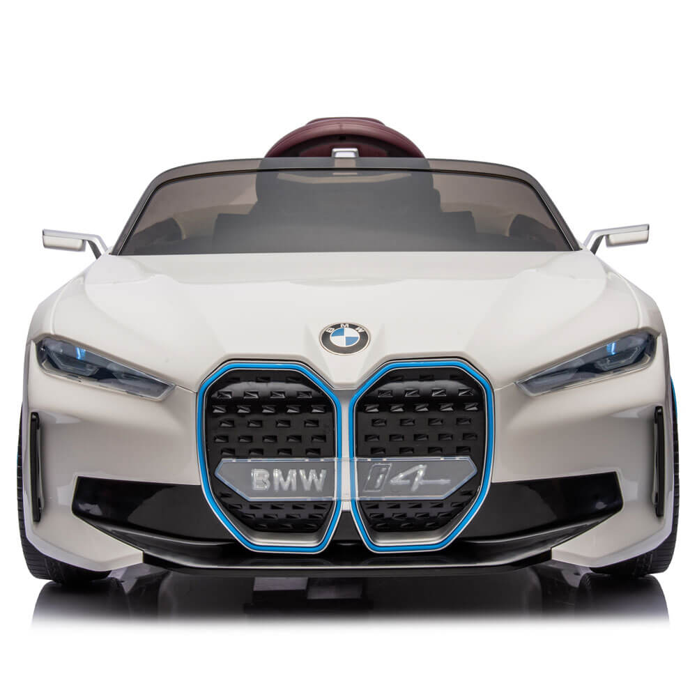 Masinuta electrica BMW i4, Scaun piele ecologica, Motor 2 x 12 Volti ...