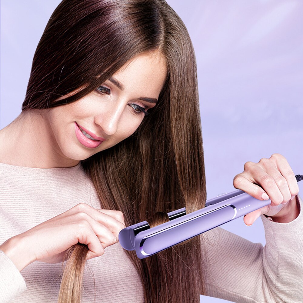 Placa de indreptat parul, Cozevdnt, Ceramica, Violet - eMAG.ro