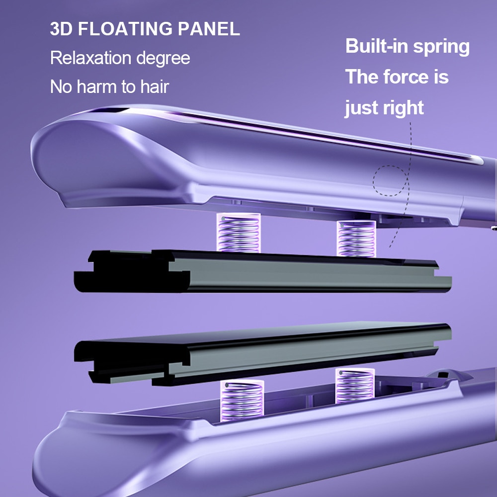 Placa de indreptat parul, Cozevdnt, Ceramica, Violet - eMAG.ro