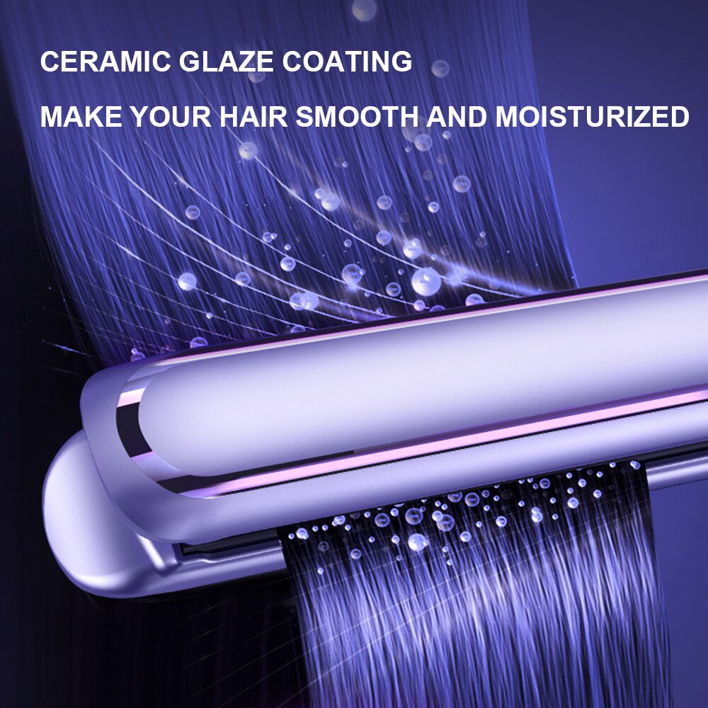 Placa de indreptat parul, Cozevdnt, Ceramica, Violet - eMAG.ro