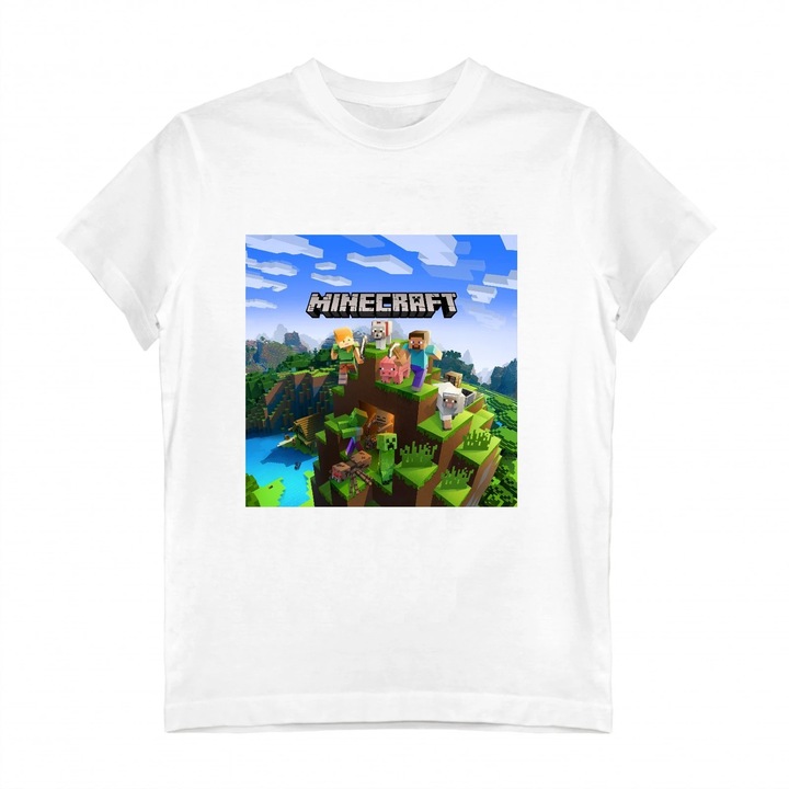 Tricou Minecraft 5-6 ani, multicolor - eMAG.ro