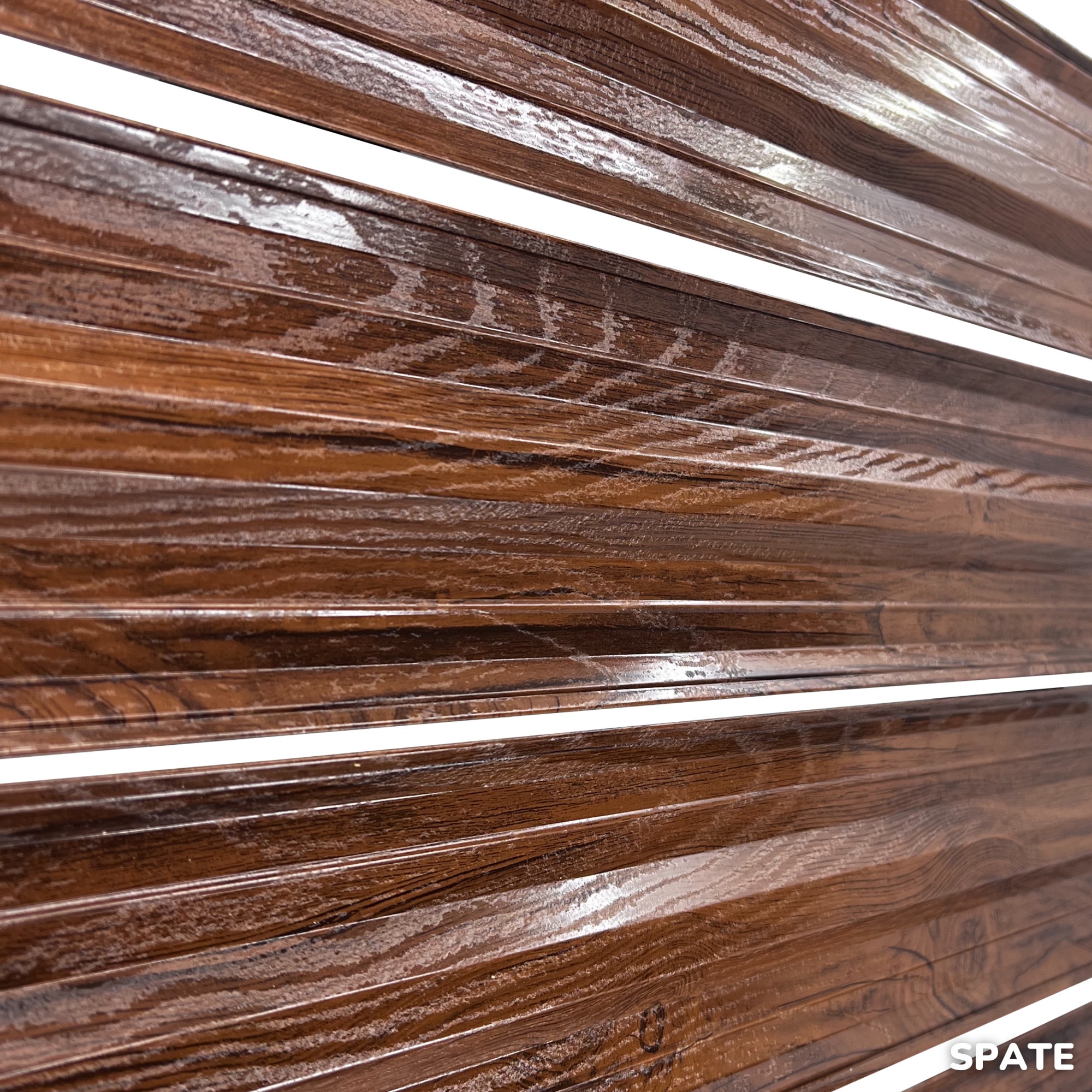 Set 25 buc, Sipca Metalica gard Simetrica, 200 x 11.5 cm, Nuc Striat ...