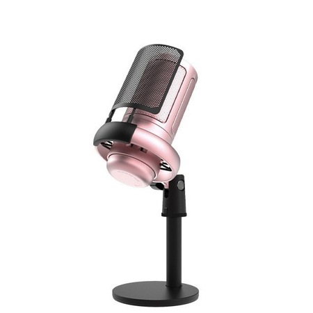 Microfon RGB condensator gaming/streaming, reducere zgomot fundal ...