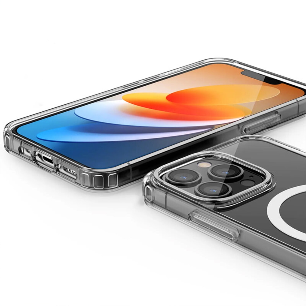 Husa de protectie MagSafe Colorat pentru iPhone 15 Pro Max, Silicon TPU, Camera Ultra Safe ...