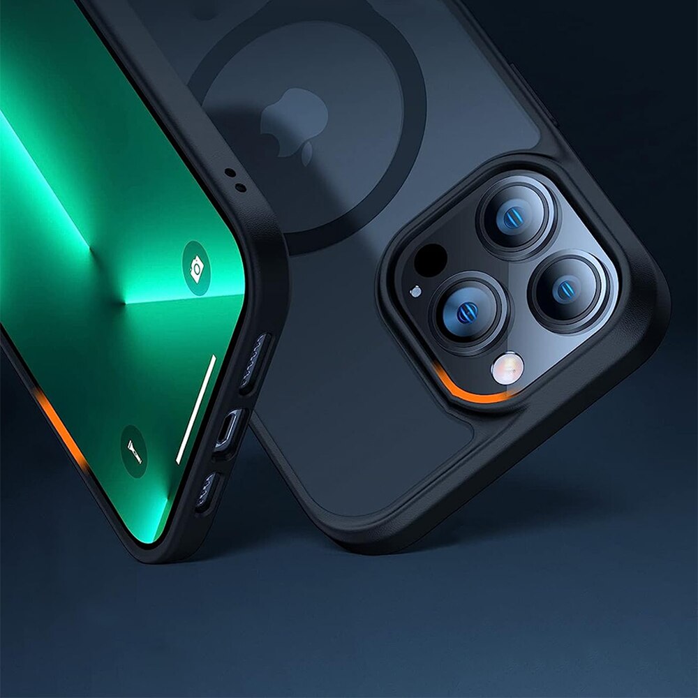 Цветен защитен калъф Magsafe за Iphone 13 Pro Max Силиконов Tpu Ultra