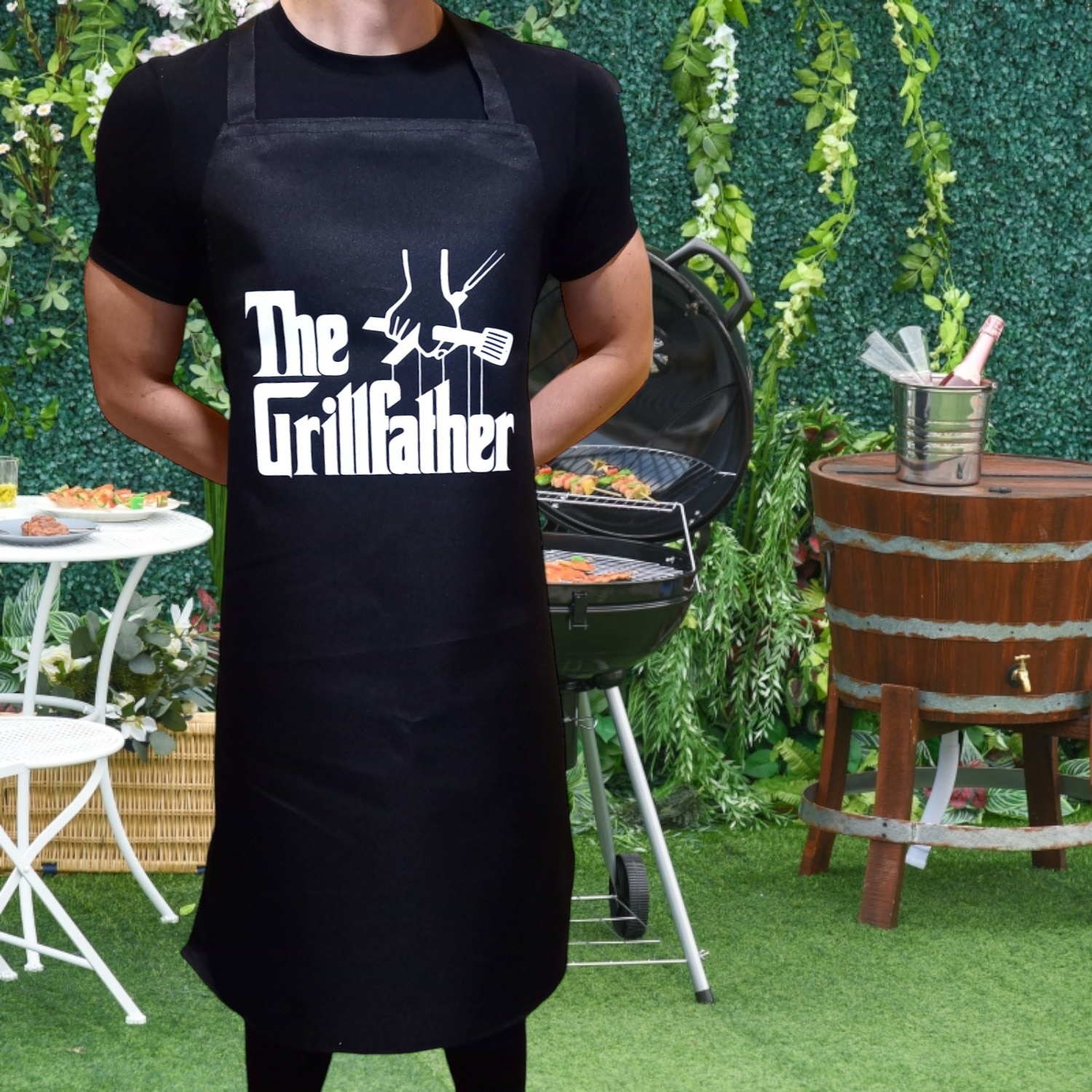 Sort pentru gratar,, The Grillfather", negru - eMAG.ro