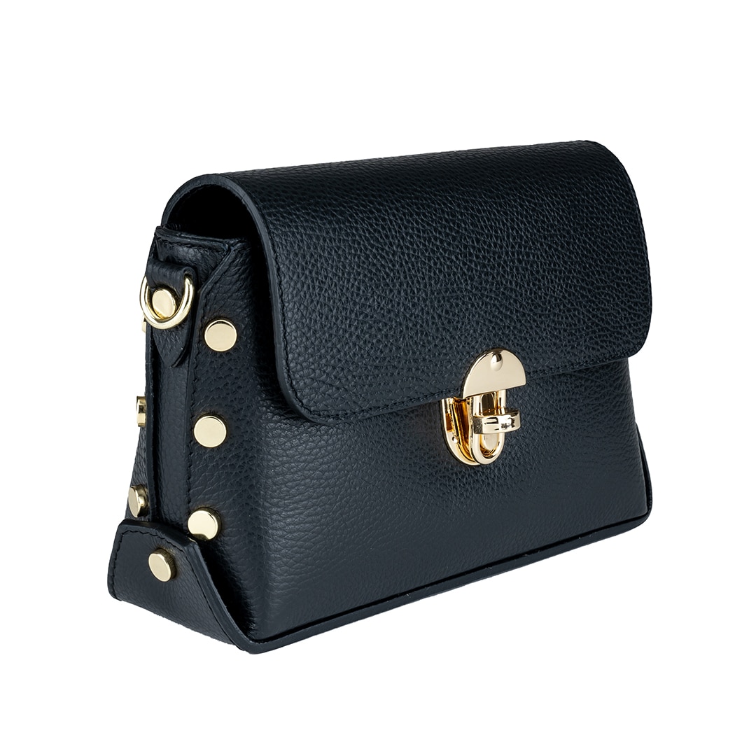 Poseta dama, piele, Toro Nero, Rosa, negru - eMAG.ro