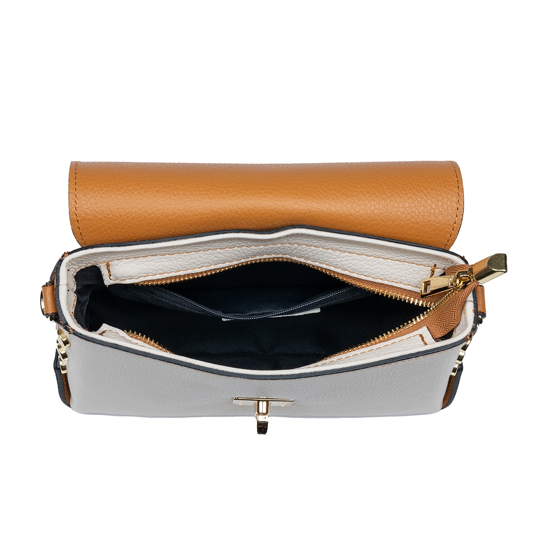 Poseta dama, piele, Toro Nero, Rosa, bej-maro - eMAG.ro