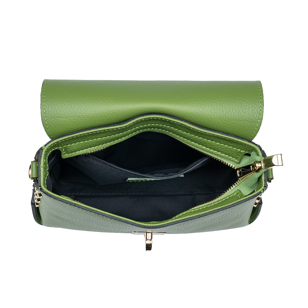 Poseta dama, piele, Toro Nero, Rosa, verde - eMAG.ro