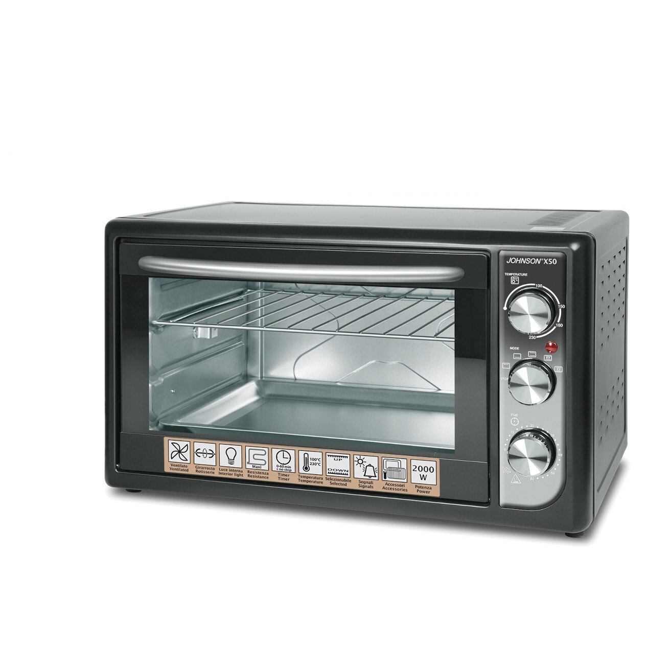 Cuptor electric cu rotisor, Johnson, X50 - eMAG.ro