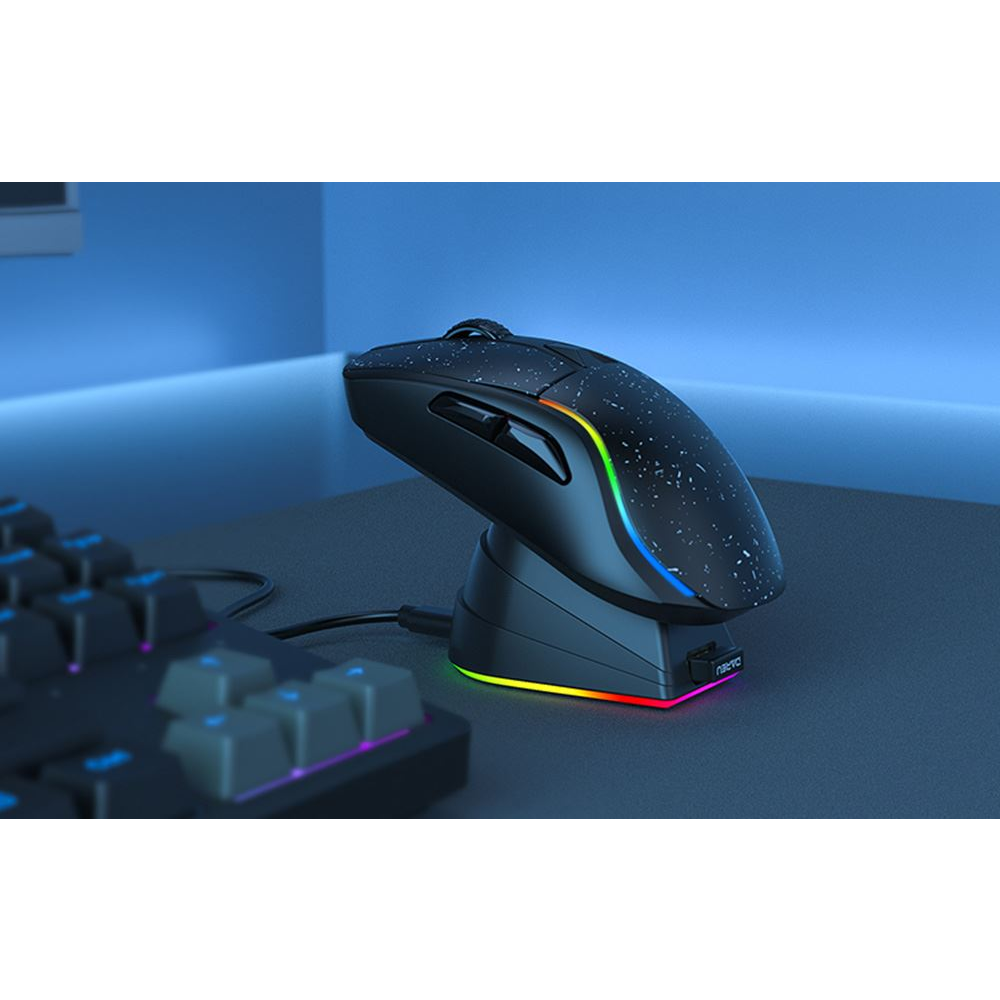 Wireless gaming mouse + charging dock Dareu A950 RGB 400-12000 DPI ...