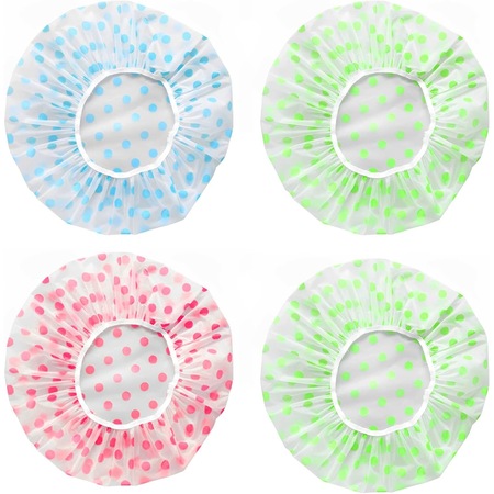 Set 4 casti pentru dus, JENUOS®, EVA, Reutilizabile, Multicolor - eMAG.ro