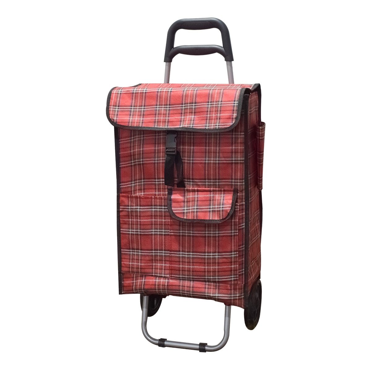 Carucior de piata pliabil, Naimeed D4945, 2 roti, 43 L, Rosu - eMAG.ro