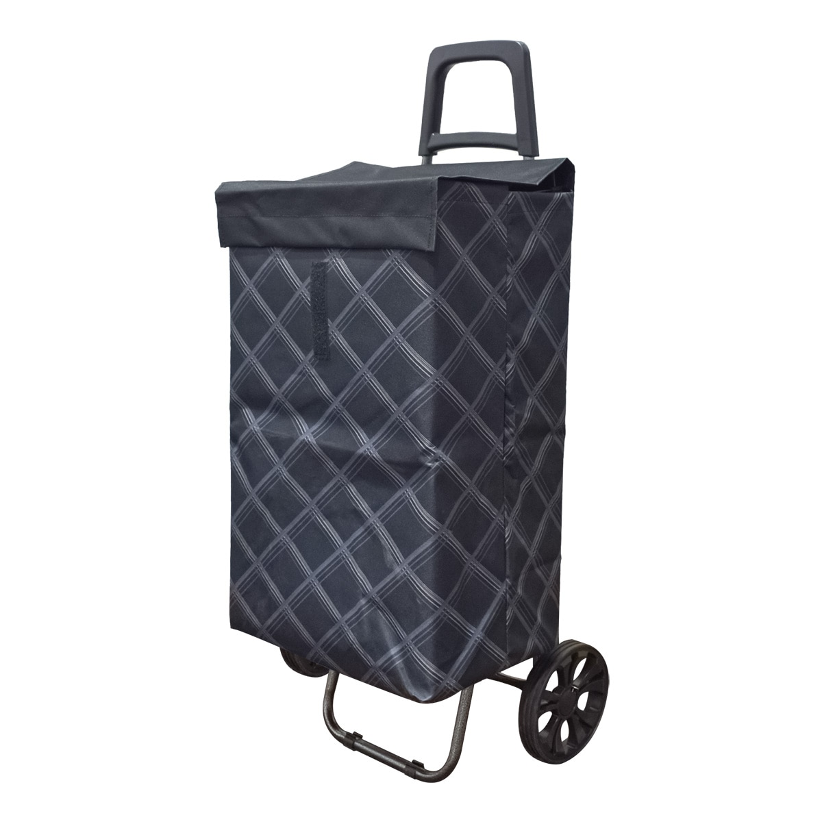 Carucior de piata pliabil, Naimeed D4946, 2 roti, 62 L, Negru/Alb - eMAG.ro