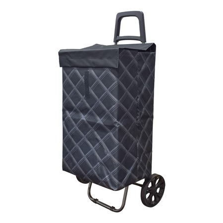 Carucior de piata pliabil, Naimeed D4946, 2 roti, 62 L, Negru/Alb - eMAG.ro