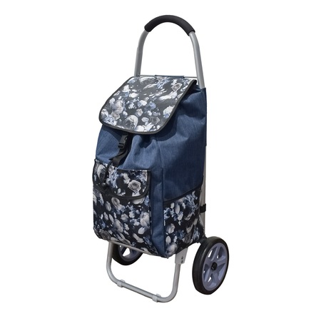 Carucior de piata pliabil, cadru din aluminiu, Naimeed D4949, 2 roti ...