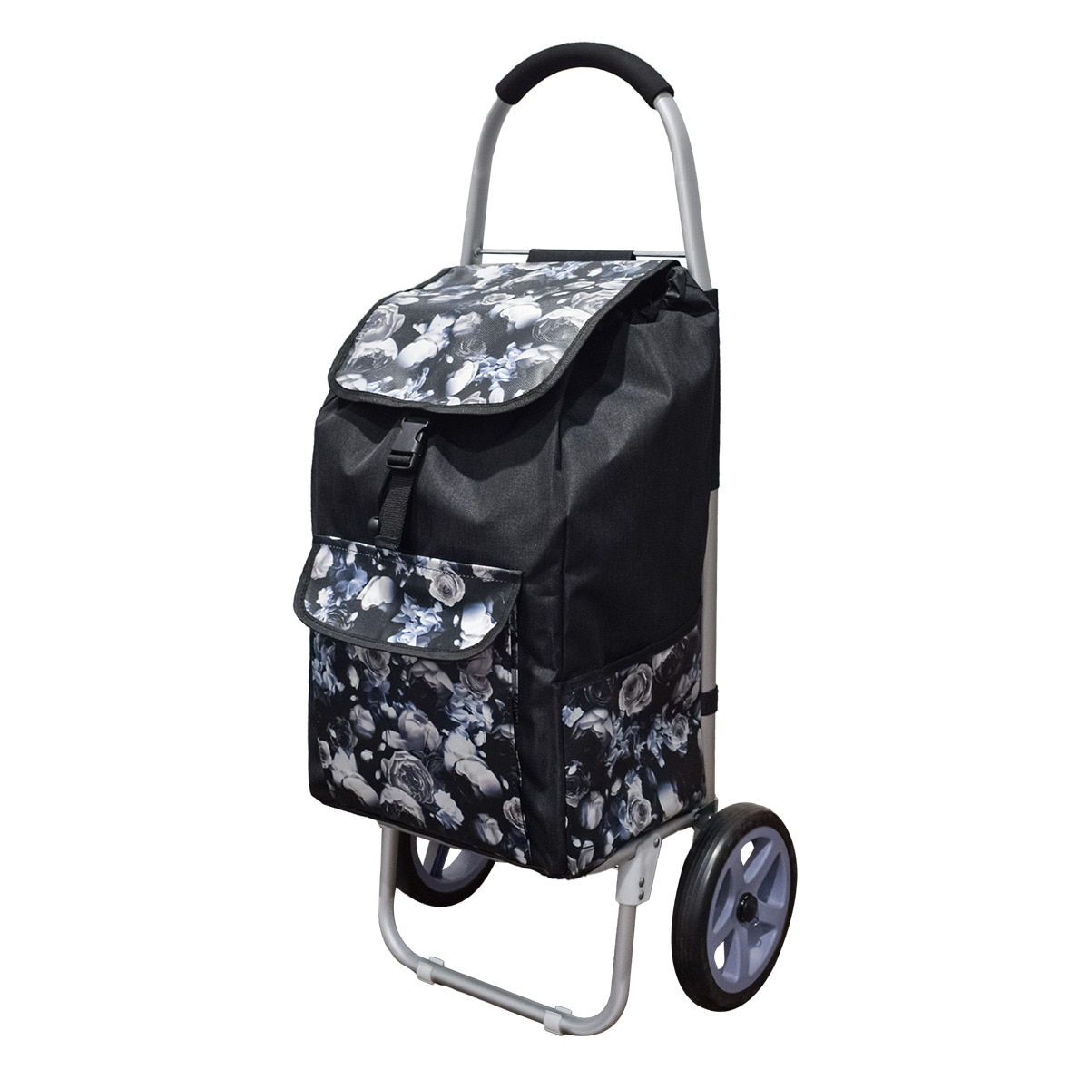 Carucior de piata pliabil, cadru din aluminiu, Naimeed D4949, 2 roti ...