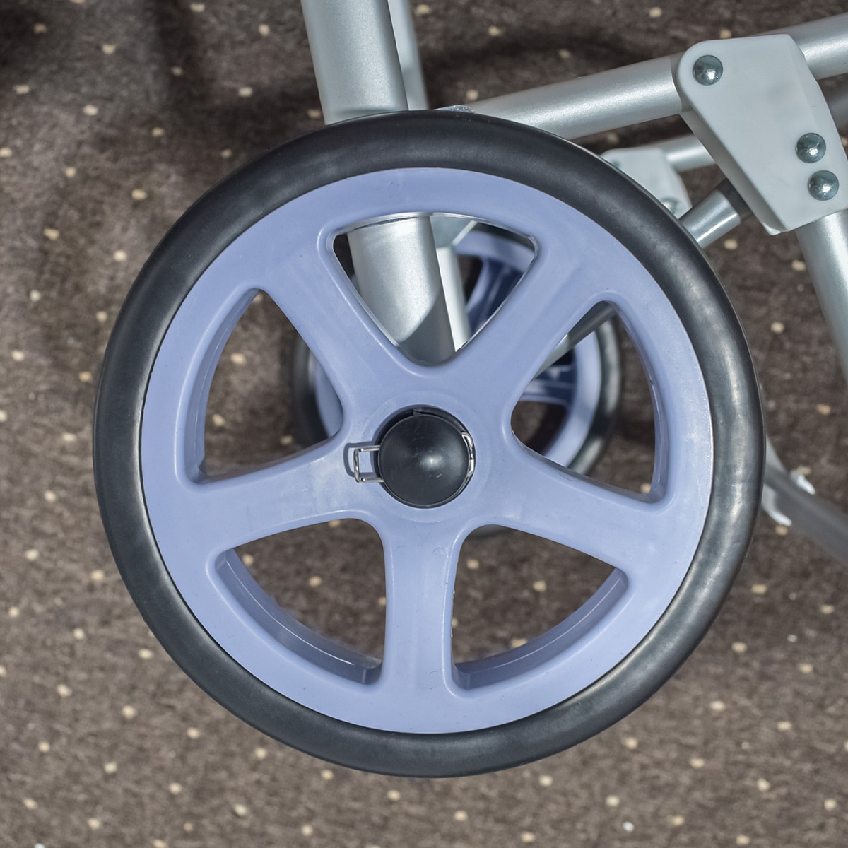 Carucior de piata pliabil, cadru din aluminiu, Naimeed D4949, 2 roti ...