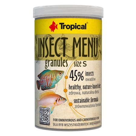 Granule, Tropical, Insect Menu Size S 1000ml-540g - eMAG.ro