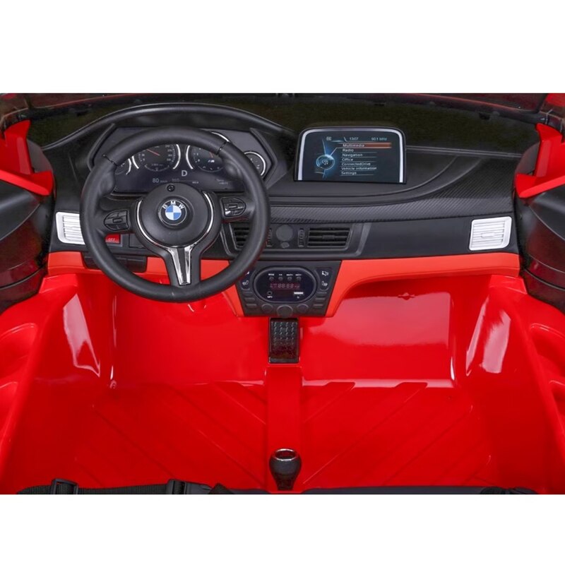 Masina electrica cu telecomanda BMW X6 M Toyz BMW12, Rosu - eMAG.ro