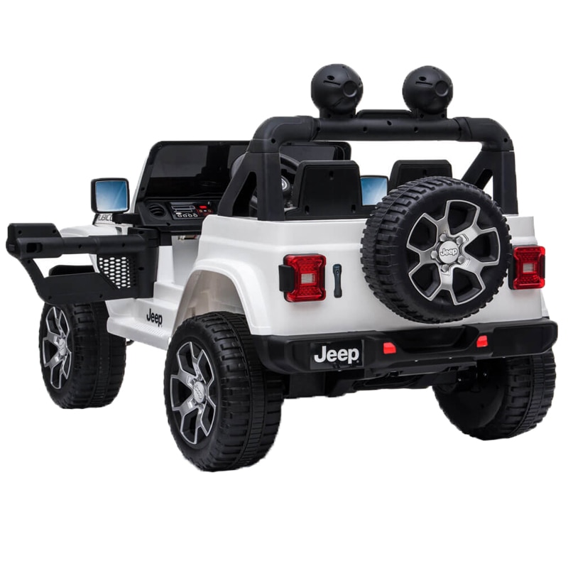 Masina electrica cu telecomanda Jeep Rubicon 4x4 Toyz JE1212, Alb - eMAG.ro