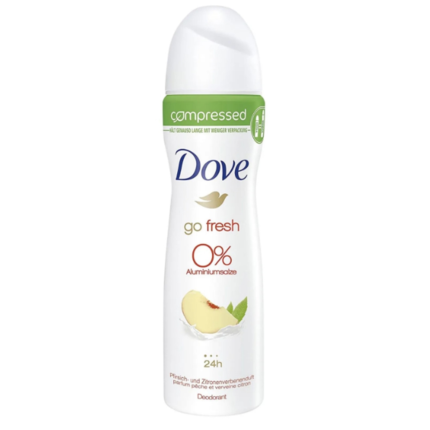 Deodorant antiperspirant Dove Compressed Go Fresh 0% Aluminiumsalze ...