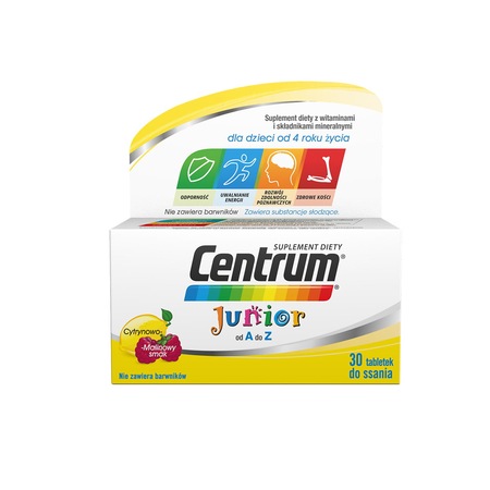 Vitamine copii Centrum Junior, 30 tablete - eMAG.ro