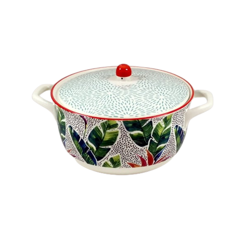 Set supiera si boluri 7 piese, Danny Home, 6 persoane, Portelan, Alb ...