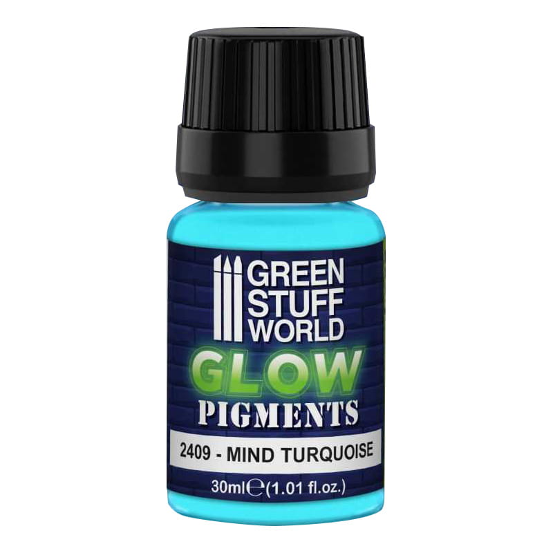Pigment luminos in intuneric Mind Turquoise 30ml, Green Stuff World ...
