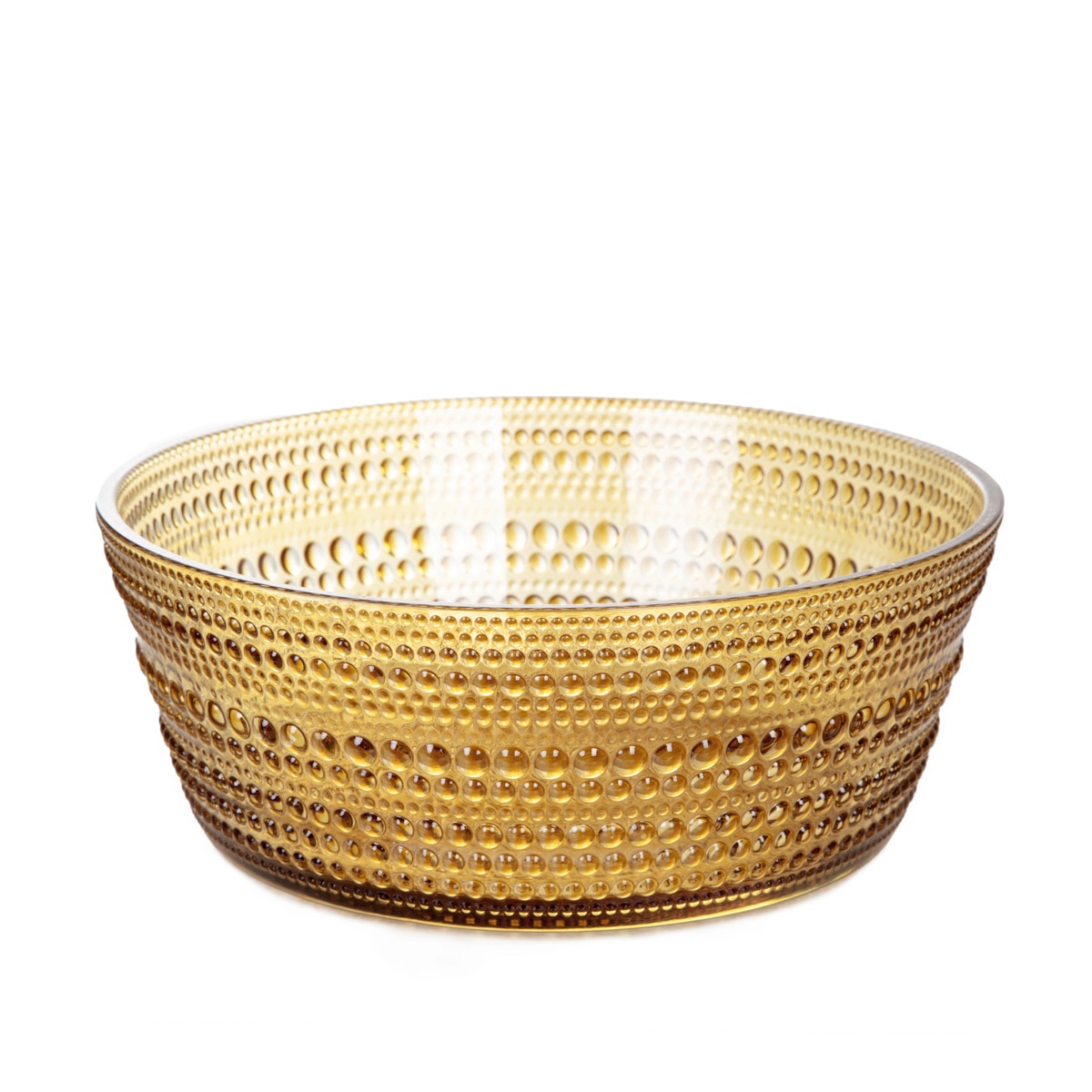 Bol cu model, Homla, Sticla, 18 cm, Galben - eMAG.ro