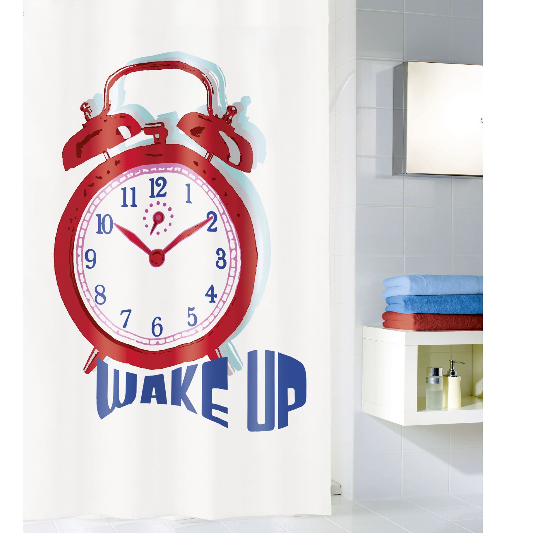 Perdea dus Wake Up, Kleine Wolke, textil, 180/200 cm - eMAG.ro