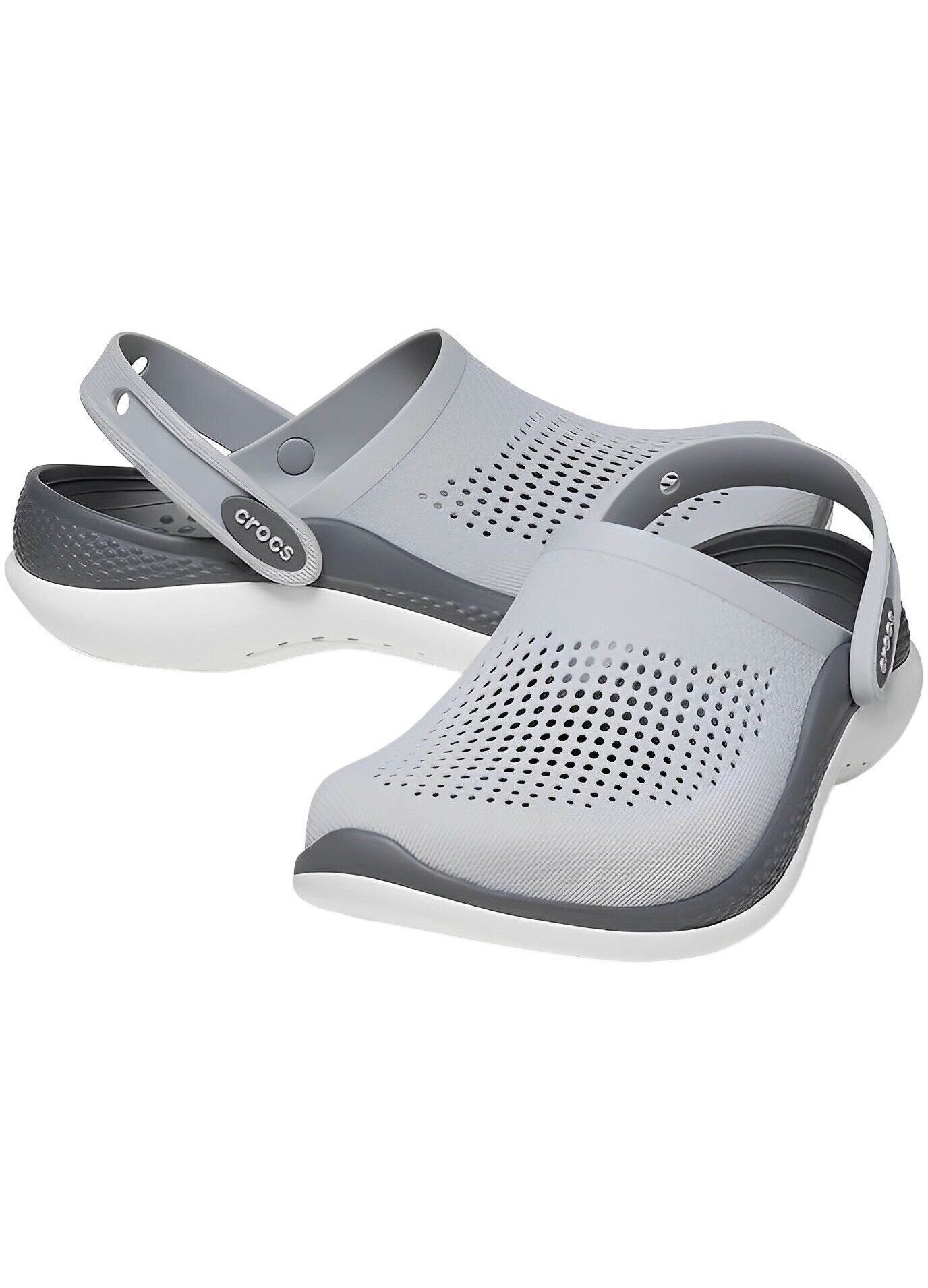 Saboti sport, Crocs, LiteRide 360, spuma LiteRide, flexibili, Gri, 42 ...