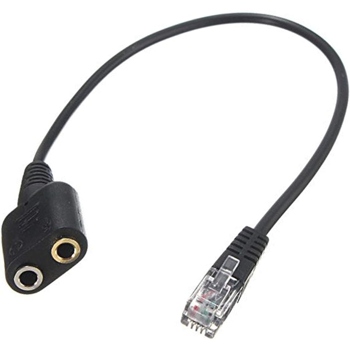Cablu audio, RJ9/Audio Jack 3.5mm, Pentru telefon fix, Negru - eMAG.ro